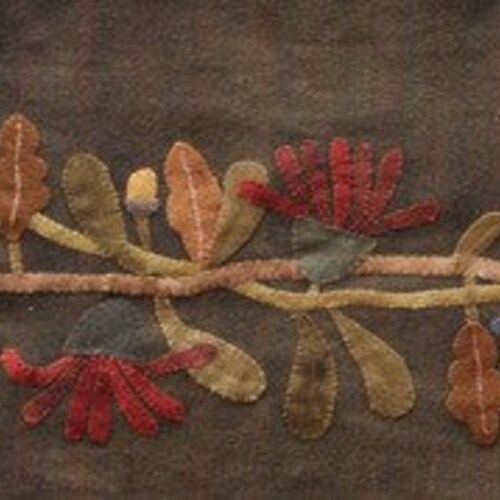 Wool Applique Pattern Turkey Lurkey Pillow by Maggie Bonanomi | Etsy