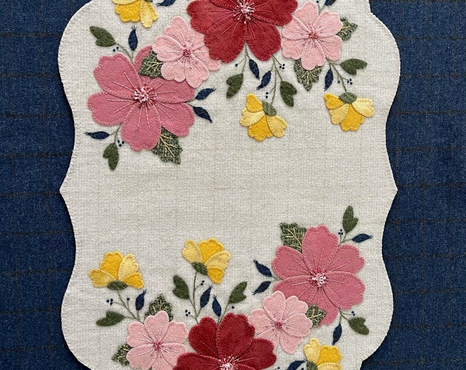 Primitive Wool Applique Gourdy's Gang Wallhanging Wool Applique Choose ...