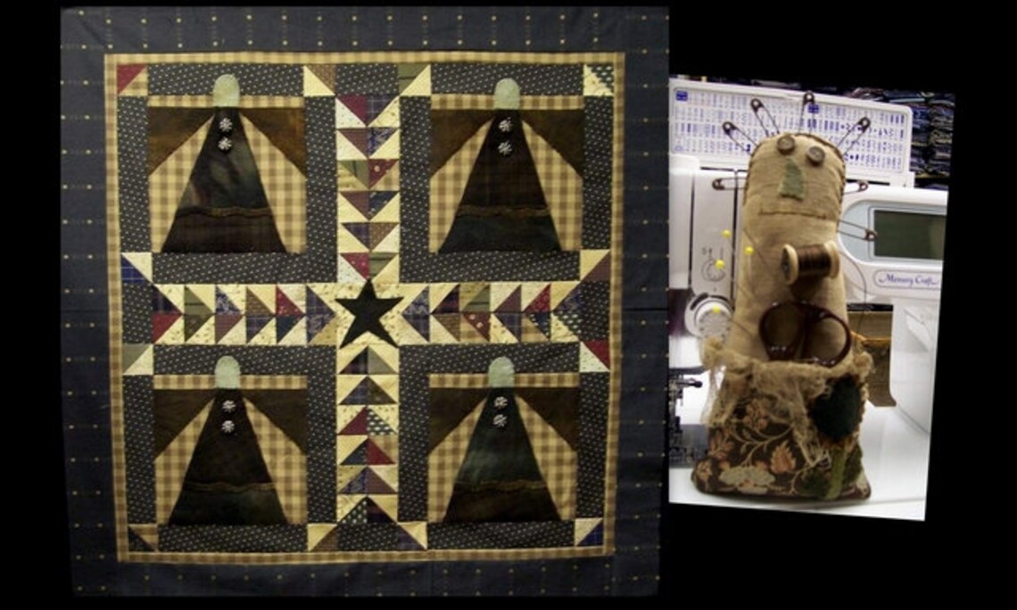 Patchwork Angels Applique Quilt PDF Downloadable Pattern - Etsy