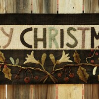 Christmas Stocking / Wool Applique - DIGITAL PATTERN - Etsy UK