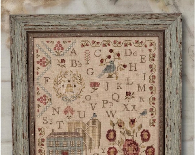 Primitive Cross Stitch Pattern Every Opening Flower by Brenda Gervais ...