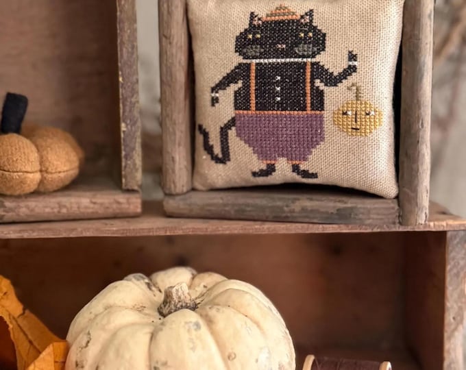 Primitive Cross Stitch Pattern Merry Chickmas Designed by Lori Brechlin ...