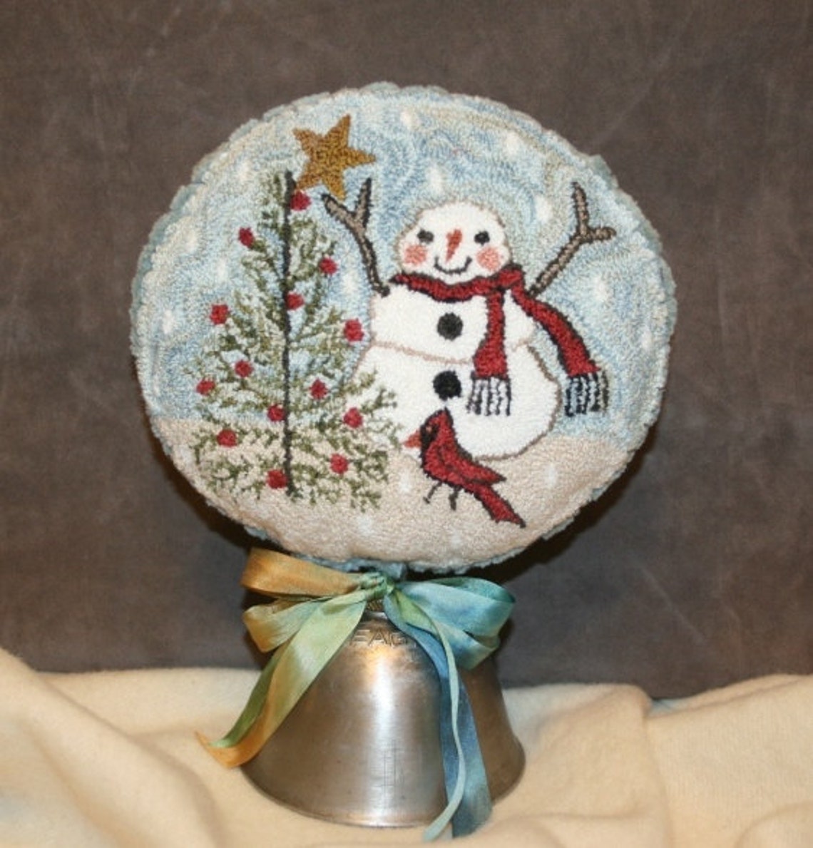 PDF Downloadable Punch Needle Pattern Topping the Tree by - Etsy