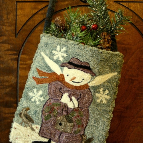 PDF Downloadable Punch Needle Pattern Topping the Tree by - Etsy