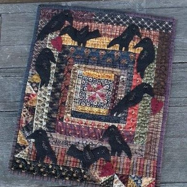 Crow Applique - Etsy