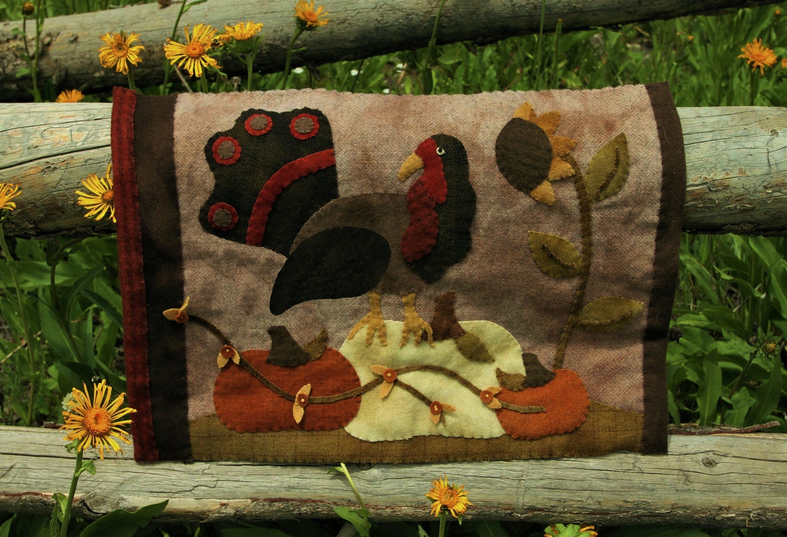 PDF Downloadable File Wool Applique Pattern Where Bittersweet - Etsy