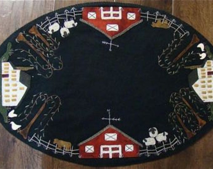 Wool Applique - Summer on the Farm Applique by Primitive Gatherings ...