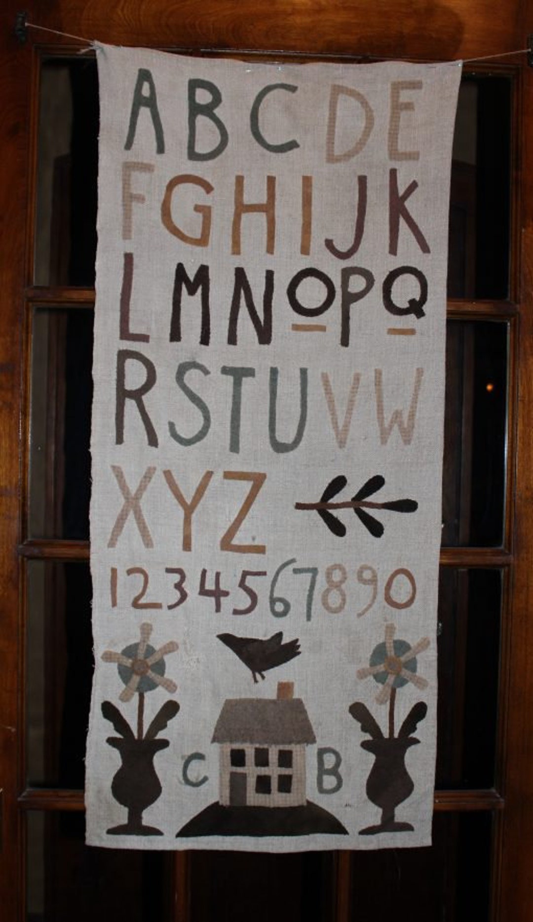 Primitive Wool Applique Pattern Maggie's Wool Sampler by Maggie ...