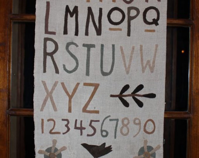 Primitive Wool Applique Pattern Maggie's Wool Sampler by - Etsy