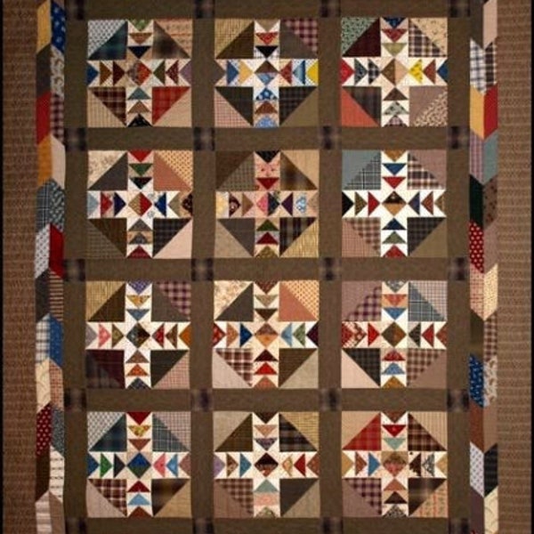 Primitive Quilt - Etsy