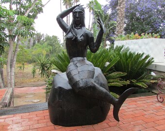 Life Size Mermaid Statue - Etsy