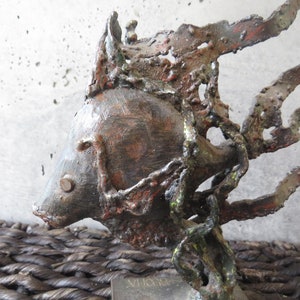 Mike Bucha Welded Bronze Fish Sculpture Contemporary Art Angel Fish ...