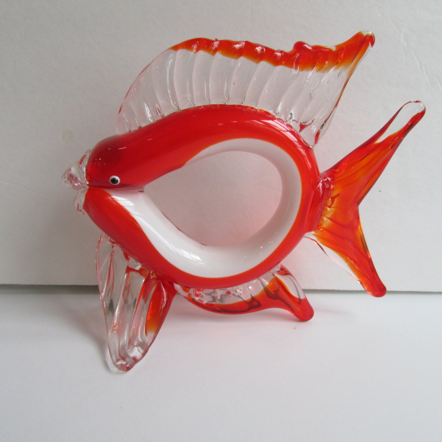 Murano Glass Fish Mid Century Modernist Style - Etsy