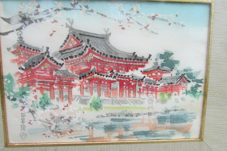 Uchida Art Co Kyoto Famed Wood Block Prints Set of 2 Japanese | Etsy