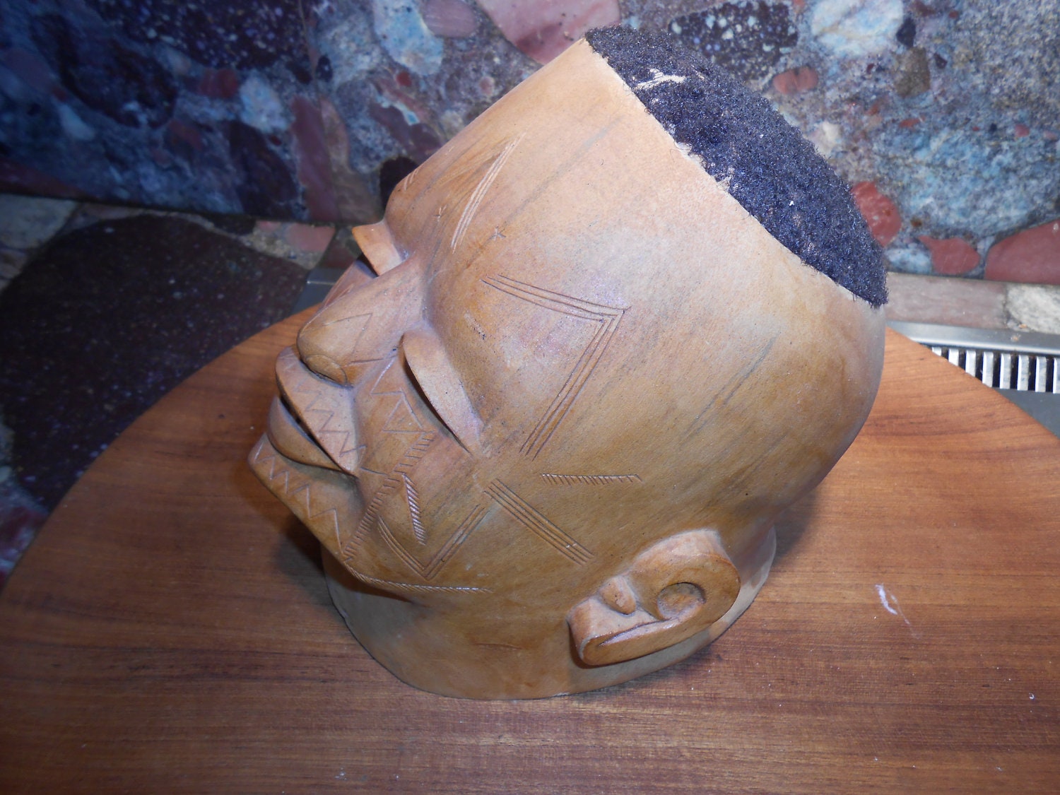 Makonde Mask Mozambique Africa Tribal Hand Carved Wood Mask/ - Etsy