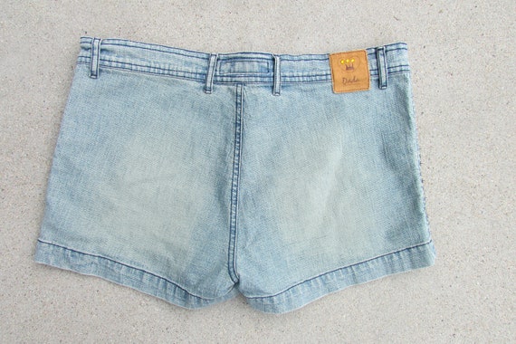 Vintage Damani Dada Jean shorts with open metal hook … - Gem