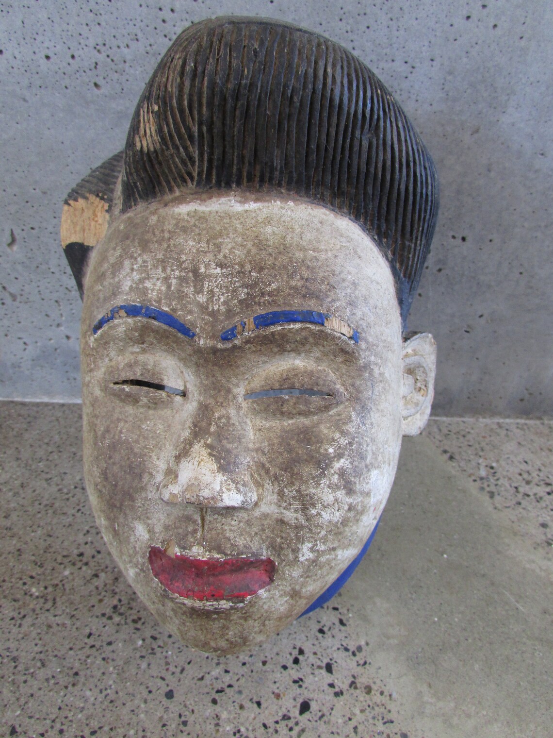 Vintage Yoruba Mask From Totem Meneghelli Gallery in | Etsy