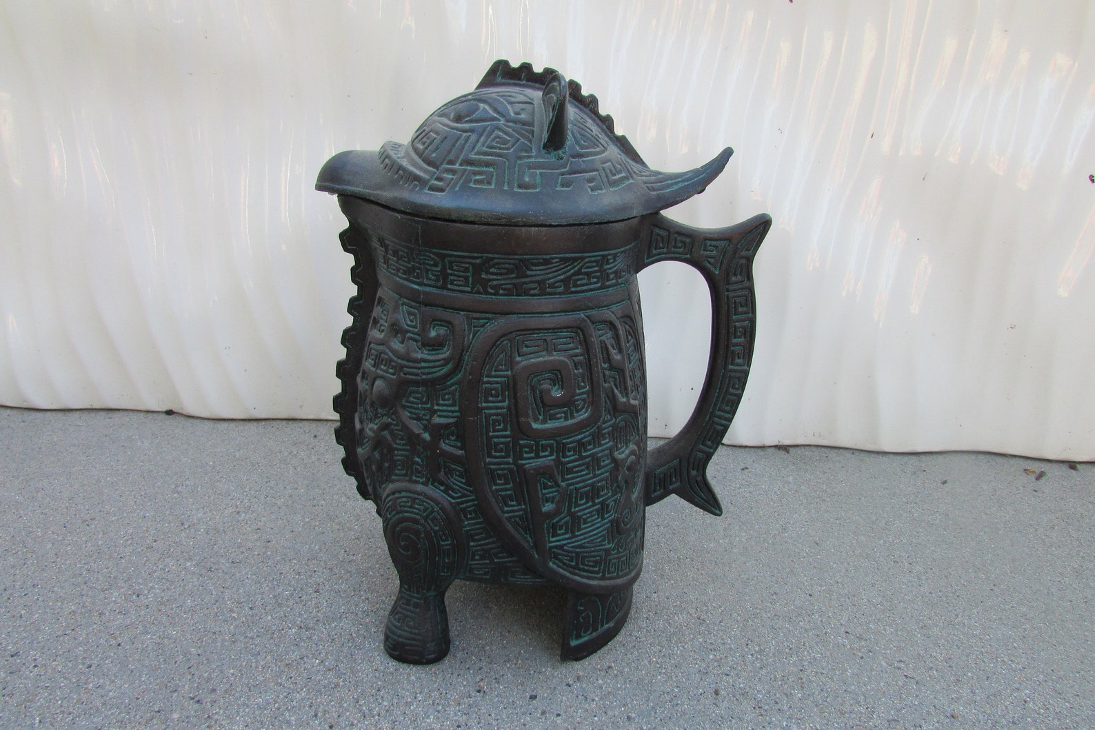 Getz Bros Owl Pitcher Emperors & Nobles Repro of the Shiang Dynasty ...