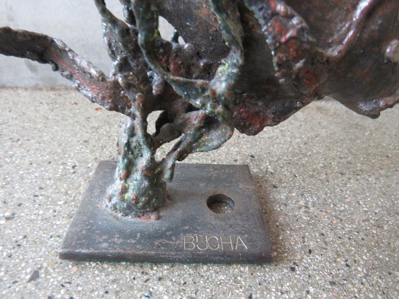 Mike Bucha Welded Bronze Fish Sculpture Contemporary Art Angel Fish ...