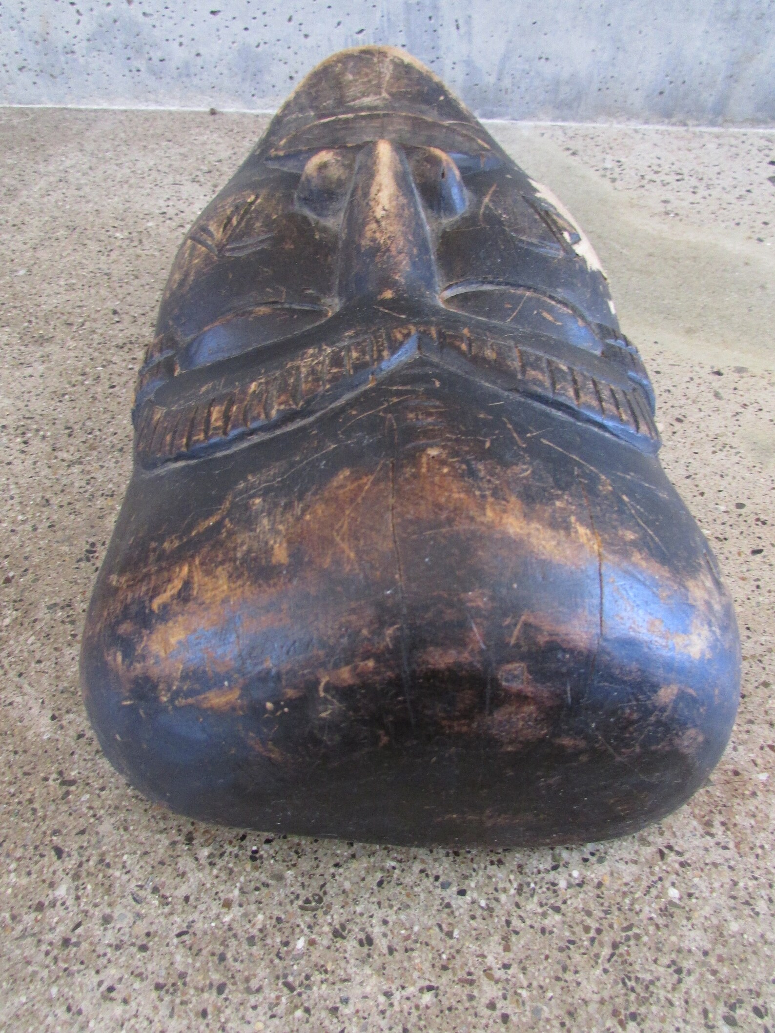 Vintage Carved Wood Mask Boho Hippie Tribal Art Ethnographic | Etsy