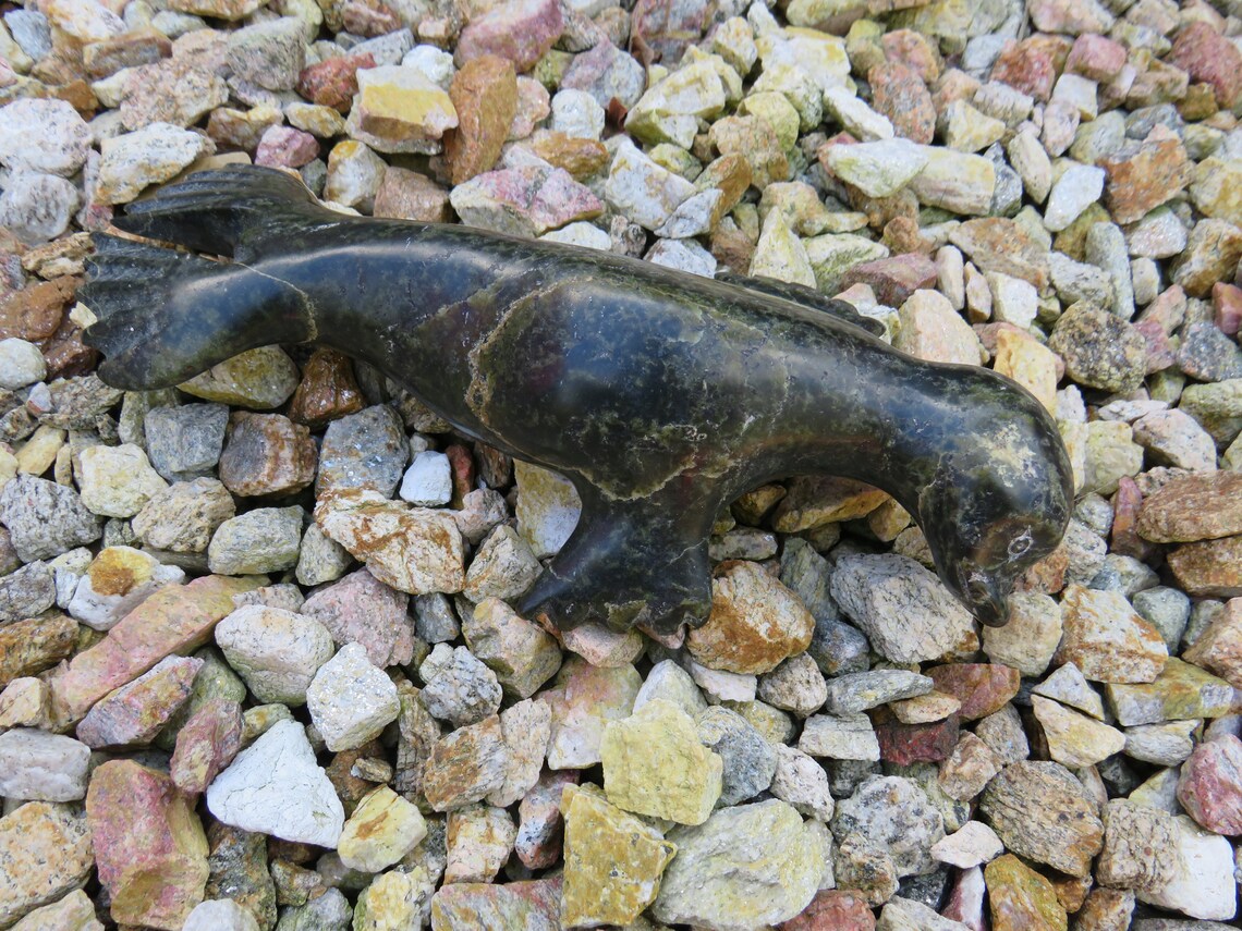 Noah Nowdlah Uluit Carved Seal Sculpture - Etsy
