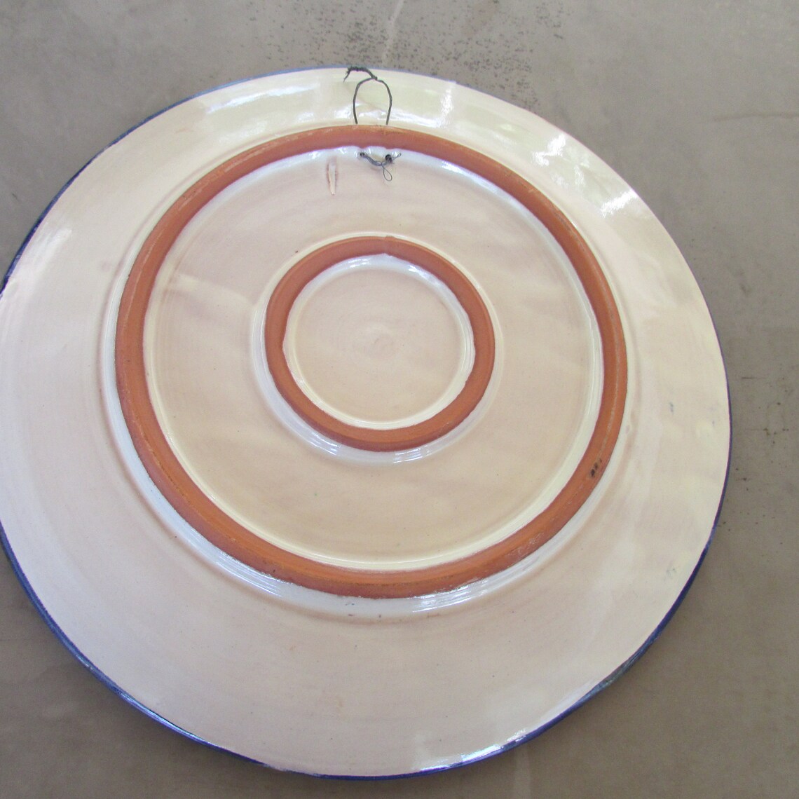 Mexican Pottery Hand Painted Plate Fish Underwater Scene Ocean | Etsy