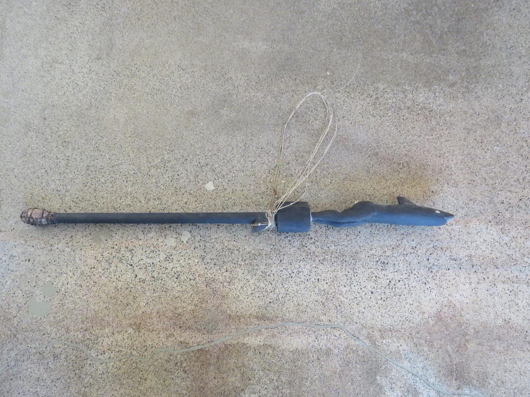 Vintage Solomon Islands Fish Float Half Man/shark Ethnographic Art ...