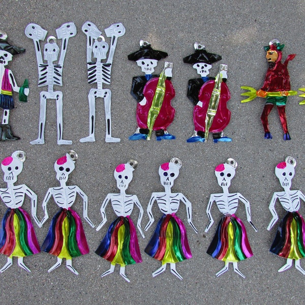Mexican Tin Skeleton - Etsy