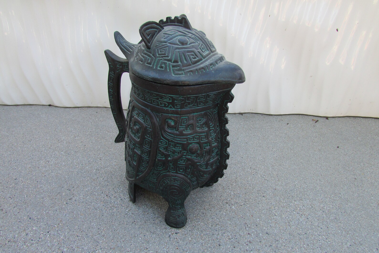 Getz Bros Owl Pitcher Emperors & Nobles Repro of the Shiang Dynasty ...