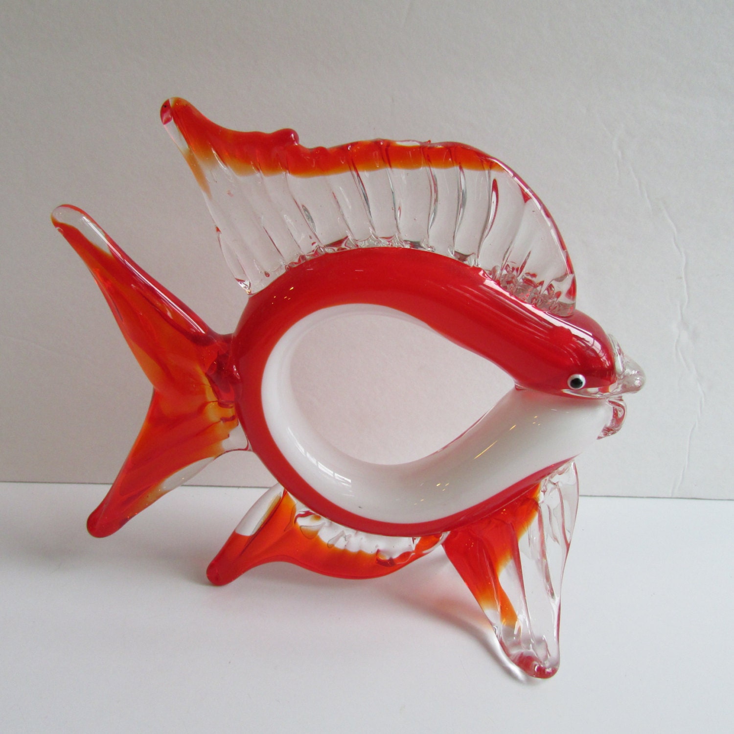 Murano Glass Fish Mid Century Modernist Style - Etsy
