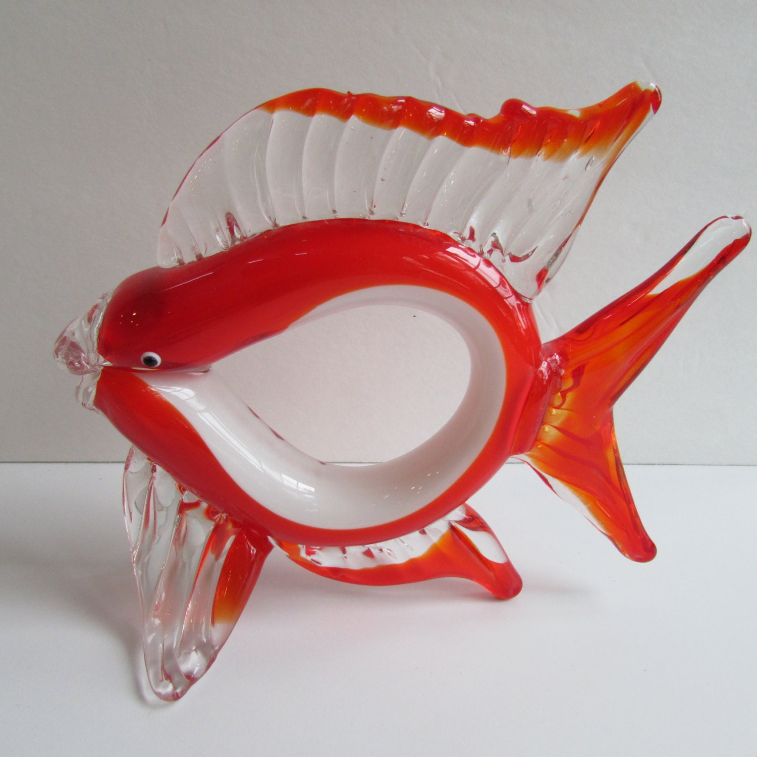 Murano Glass Fish Mid Century Modernist Style - Etsy