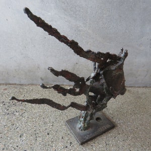 Mike Bucha Welded Bronze Fish Sculpture Contemporary Art Angel Fish ...