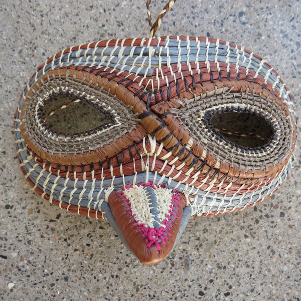 Straw Mask - Etsy