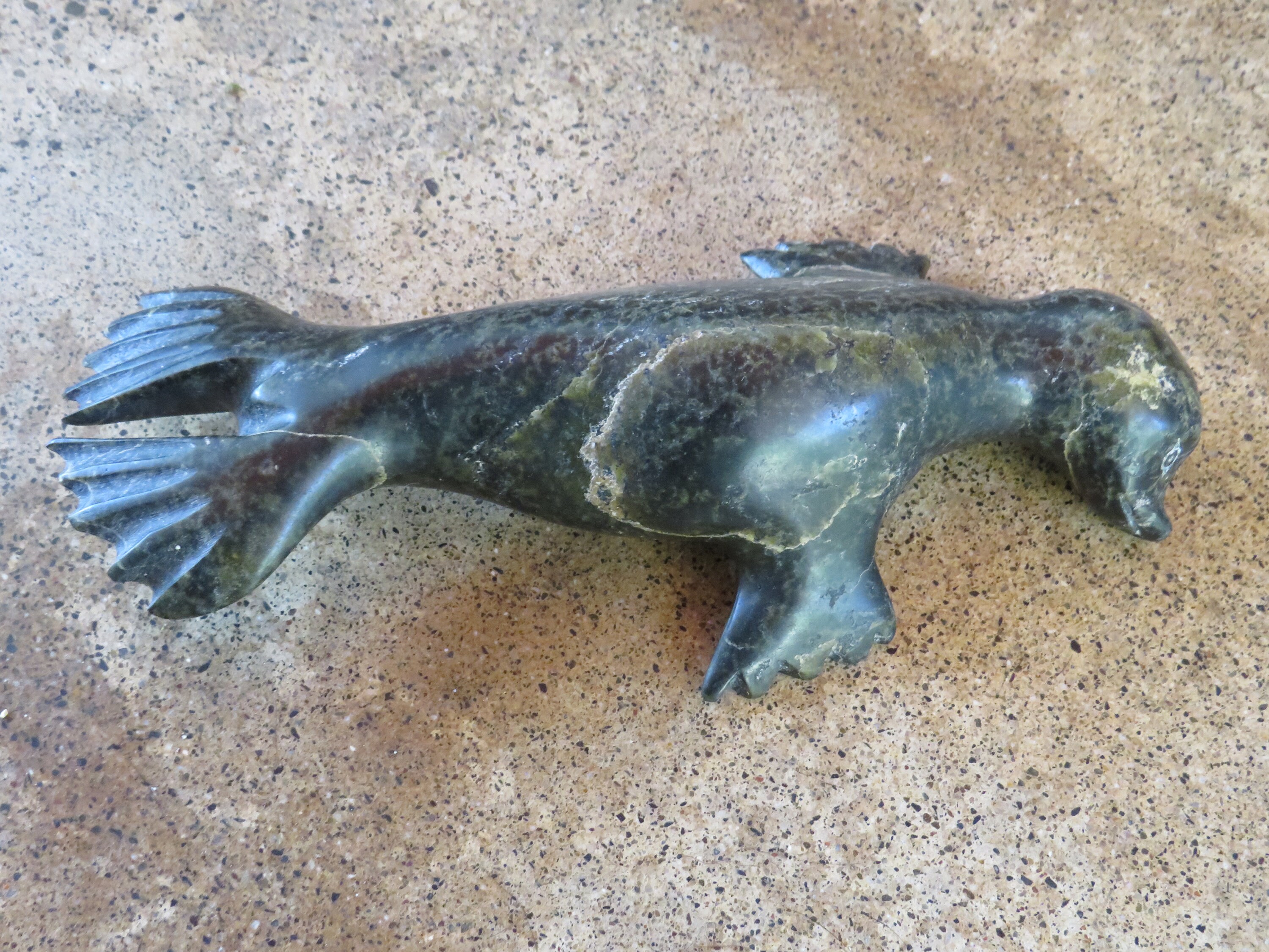 Noah Nowdlah Uluit Carved Seal Sculpture - Etsy