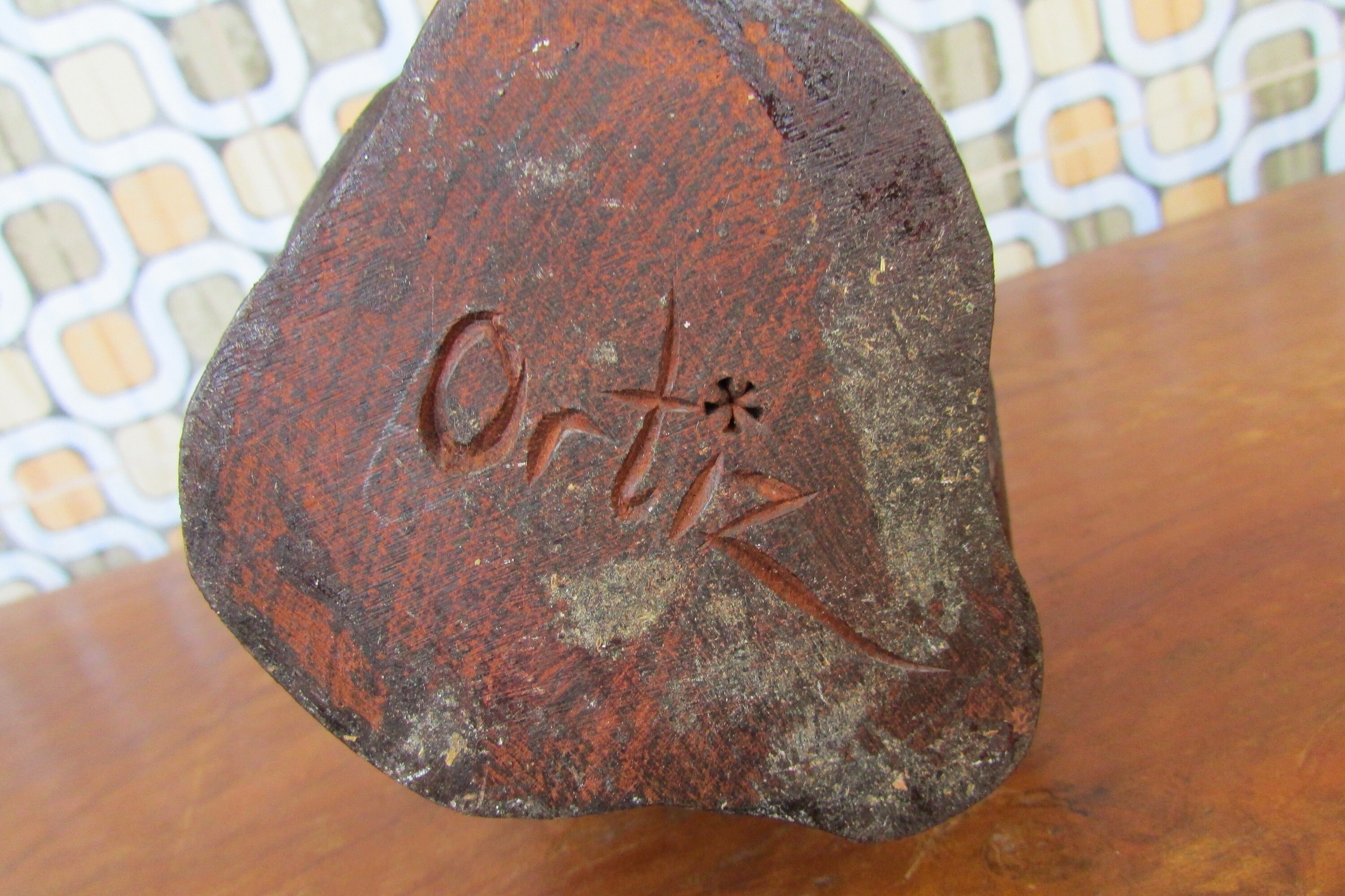 Mermaid wood carving sculpture Borneo signed Ortiz Lacquered | Etsy