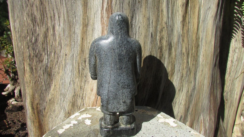 Escultura de piedra del hombre arte esquimal de Canadá tallado - Etsy ...