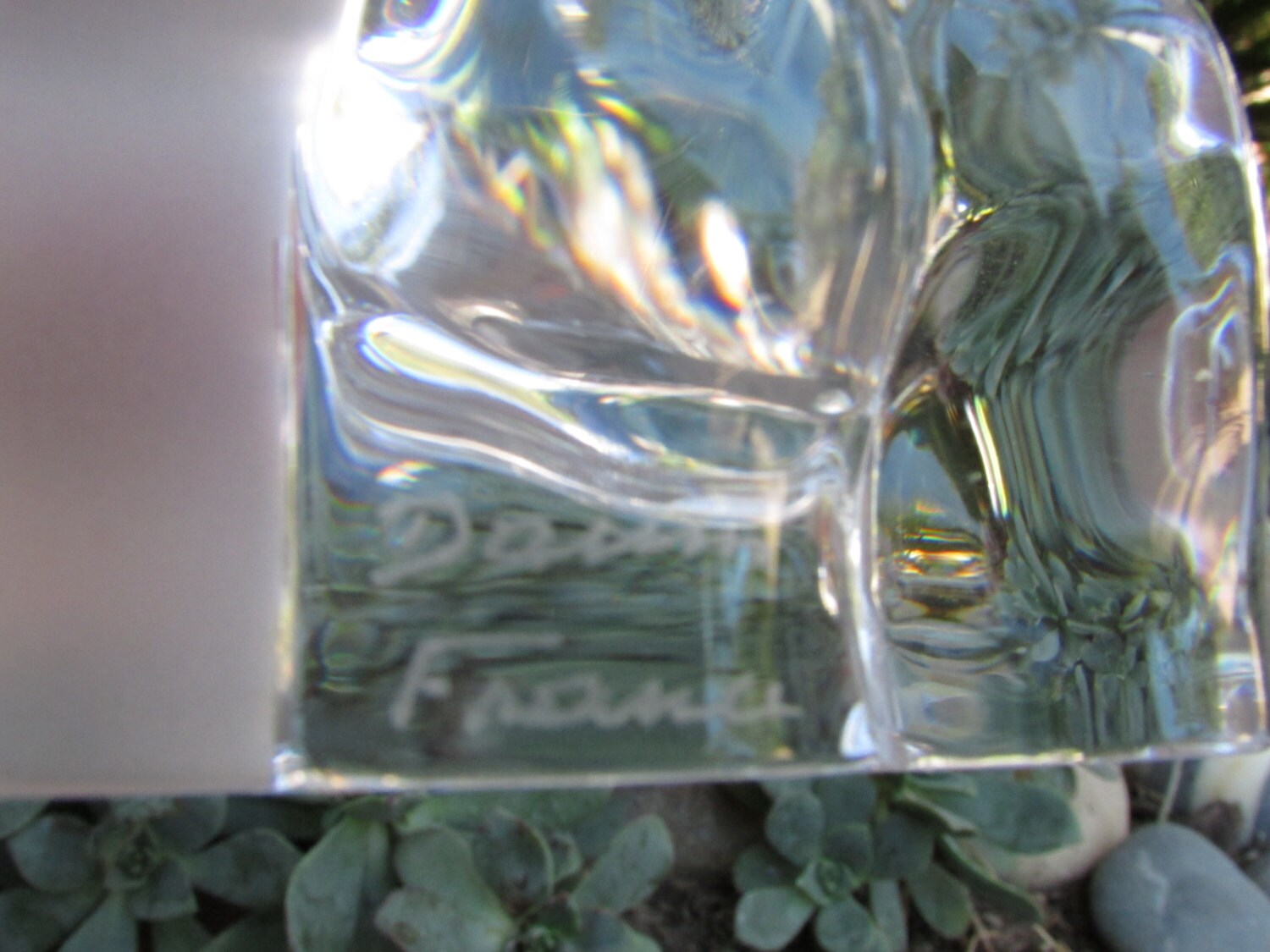 Daum France Crystal A Man & A Women Signed M Legendre | Etsy