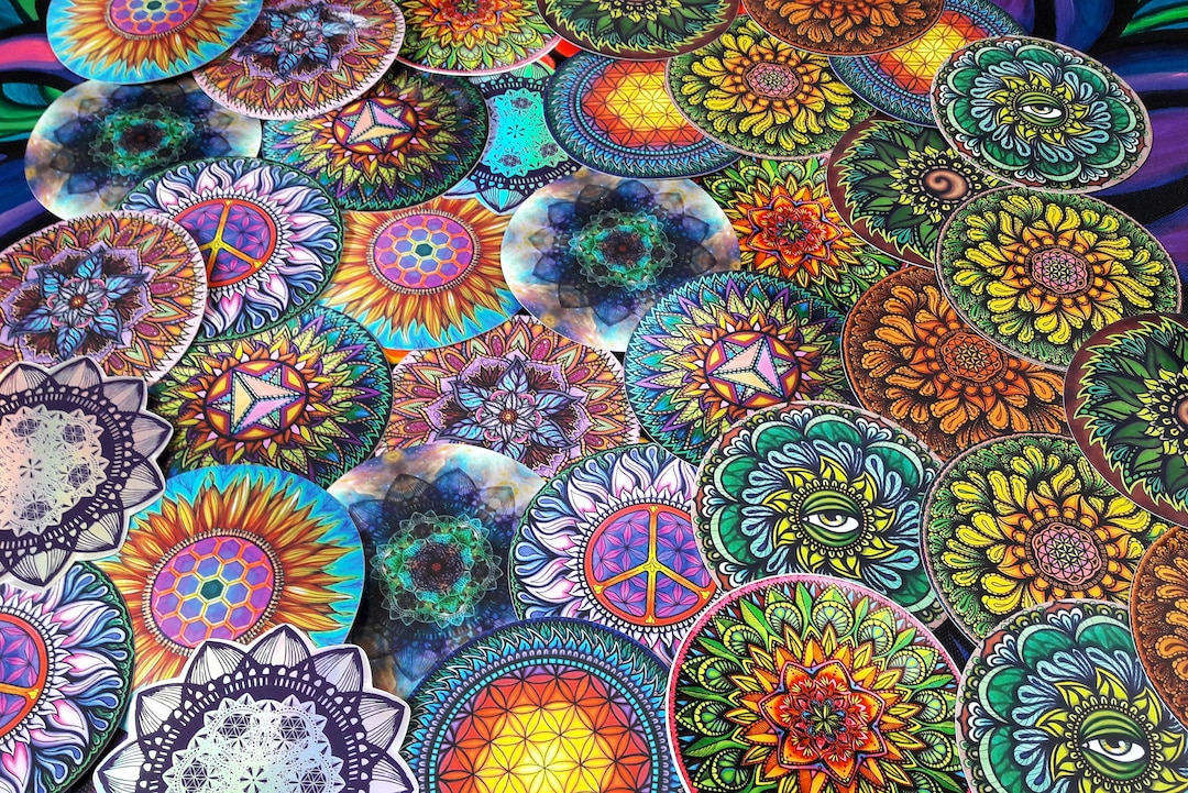 Mandala Stickers, 10x10 Cm, Pick Your Favorites! Super Detailed and ...