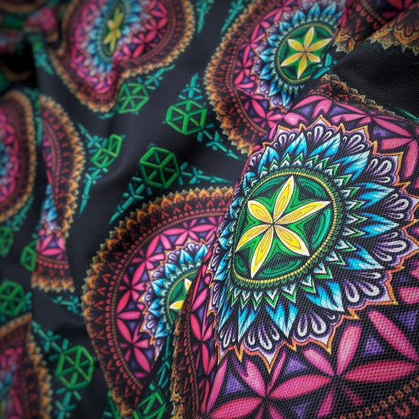 Mandala Fabric - Etsy