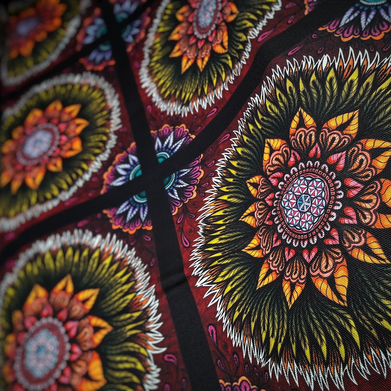 Mandala Fabric - Etsy