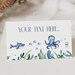 Editable Ocean Animals Place Card Table Tent, Custom Sea Themed Food ...