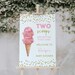 Editable Ice Cream Welcome Sign, Pink Ice Cream Baby Shower Welcome ...