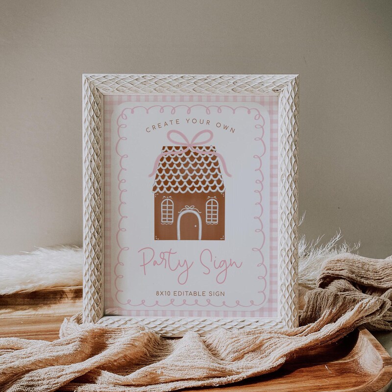 Gingerbread Sign - Etsy