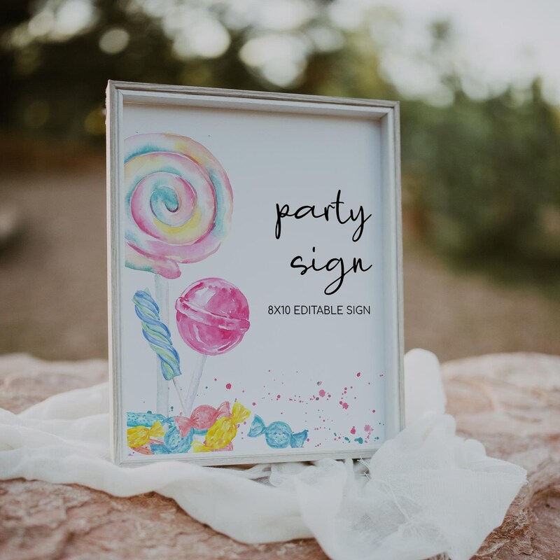 Lollipop Signs - Etsy