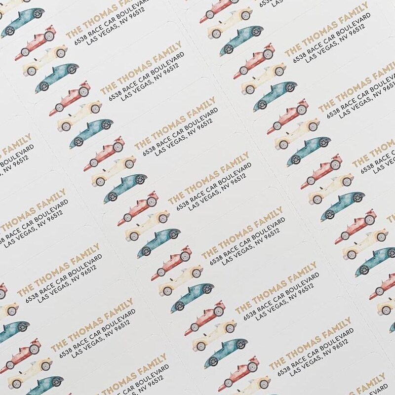 Racing Labels - Etsy