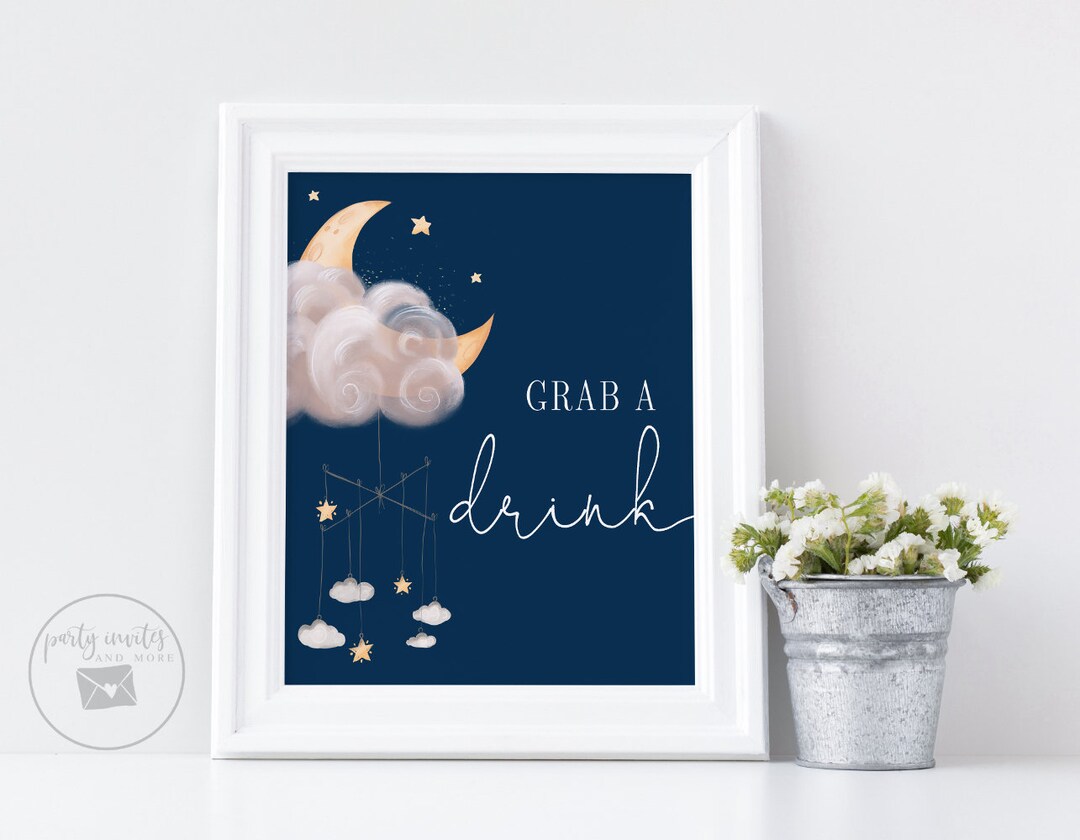 Twinkle Twinkle Little Star Drink Table Sign Baby Sower Drink - Etsy