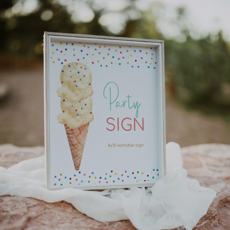 Ice Cream Sign - Etsy
