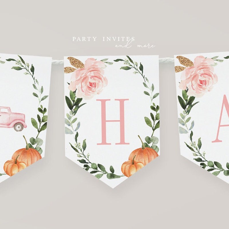 Pink Orange Banner - Etsy