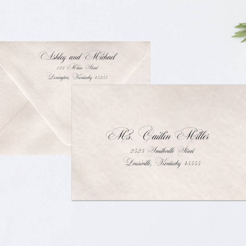 Address Calligraphy - Etsy