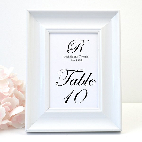 Formal Table Number - Etsy